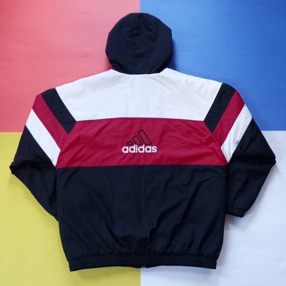 Vintage | Jackets & Coats | Vintage 9s Adidas Essential Striped Winter ...